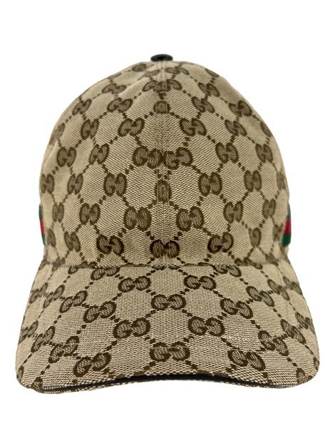 Boné Gucci Monogram Web Bege - CMBE2 Original | Etiqueta Única