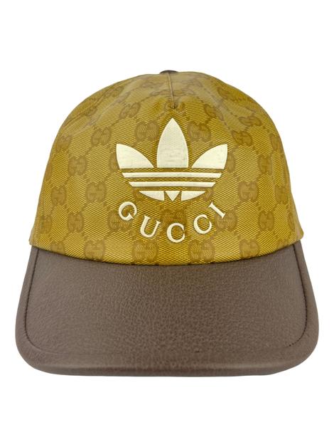 Boné Gucci X Adidas GG Marrom - CHTA13 Original | Etiqueta Única