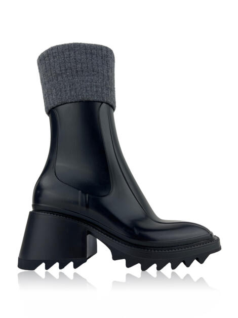 Bota Chloé Betty Preta Original - HUA13 | Etiqueta Única