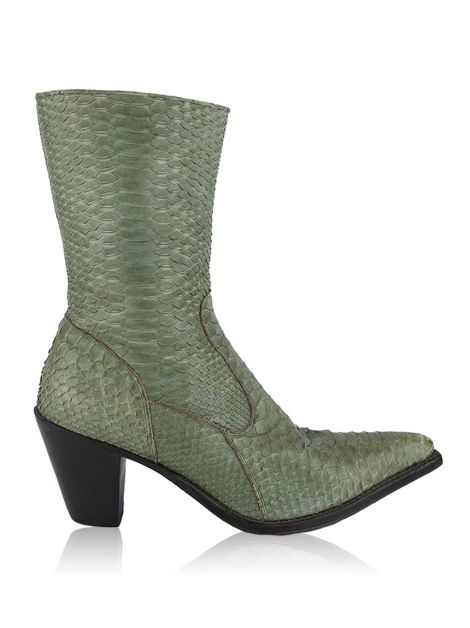 Bota Tony Mora Python Verde Original - BEH21 | Etiqueta Única