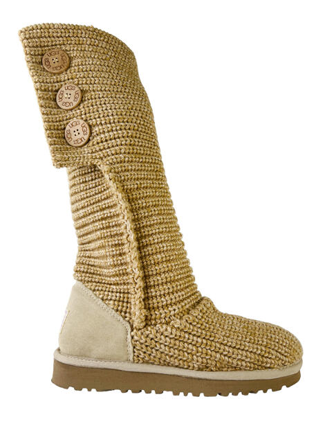Bota UGG Tricot Bege - CJE337 Original | Etiqueta Única