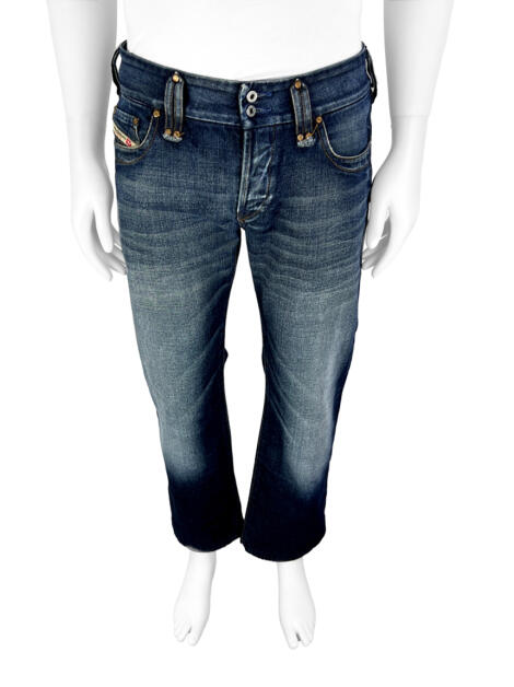 Calça Diesel Jeans Tiiner Azul - ACI698 Original | Etiqueta Única