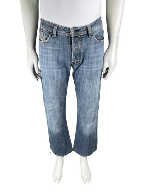 Calça Diesel Shazor Jeans Azul Original - CIQB9 | Etiqueta Única