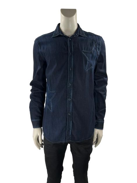Camisa Diesel Jeans Azul - CZUQ10 Original | Etiqueta Única