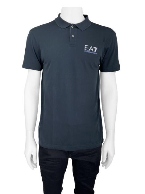 Camisa Emporio Armani EA7 Polo Azul - BHYR10 Original | Etiqueta Única