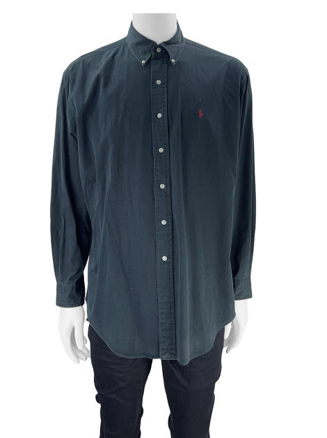 Camisa Ralph Lauren Blake Preta - CATL16 Original | Etiqueta Única