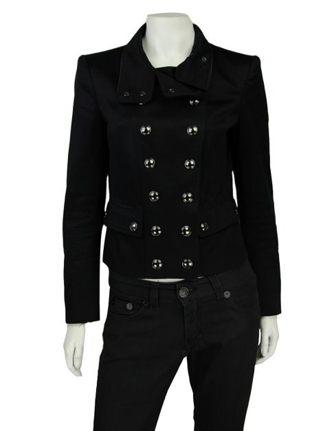 Casaco Burberry Marinho Botões Original - BAO24 | Etiqueta Única