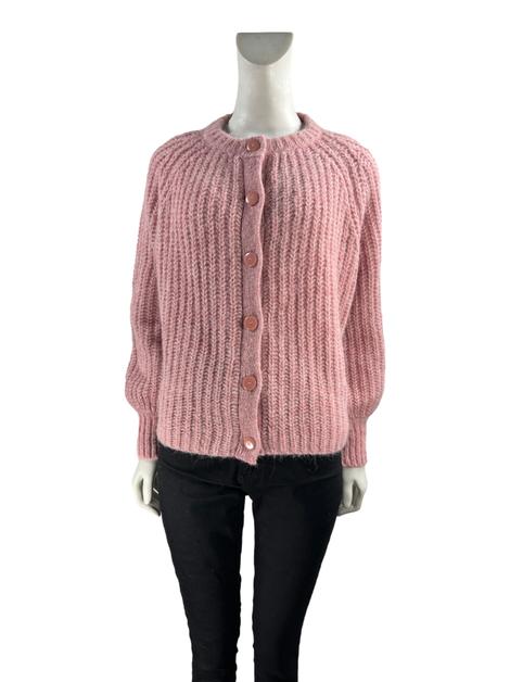 Casaco Sézane Tricot Rosa - BIBM290 Original | Etiqueta Única