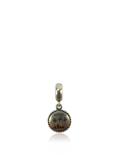 Charm Pandora Miami Prata Original - BJFK8 | Etiqueta Única