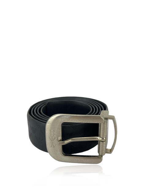 Cinto Emporio Armani Reversivel Logo Preto Original - ACKR33 | Etiqueta ...