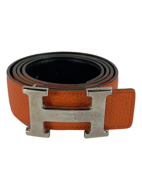 Cinto Hermès H Reversível Bicolor - CMSG64 Original | Etiqueta Única