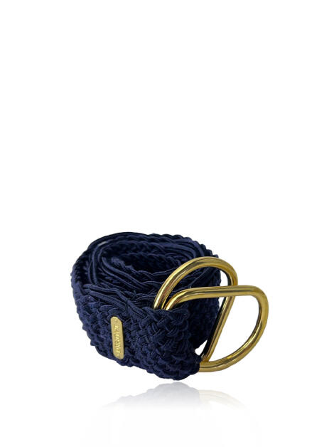Cinto Lauren Ralph Lauren Trançado Azul Original - CBEY54 | Etiqueta Única