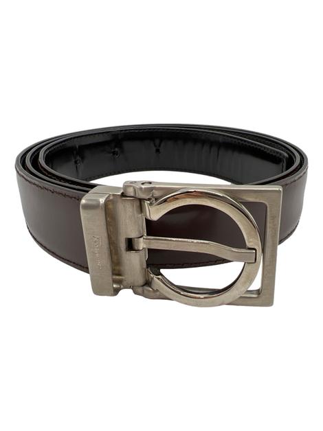 Cinto Salvatore Ferragamo Couro Marrom - CPFS5 Original | Etiqueta Única