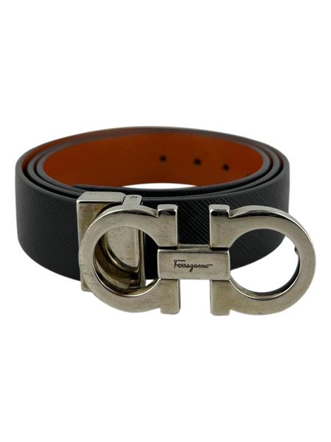 Cinto Salvatore Ferragamo Gancini Reversível - AGEY52 Original ...