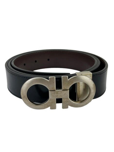 Cinto Salvatore Ferragamo Reversivel Gancini Bicolor - LZO6 Original ...