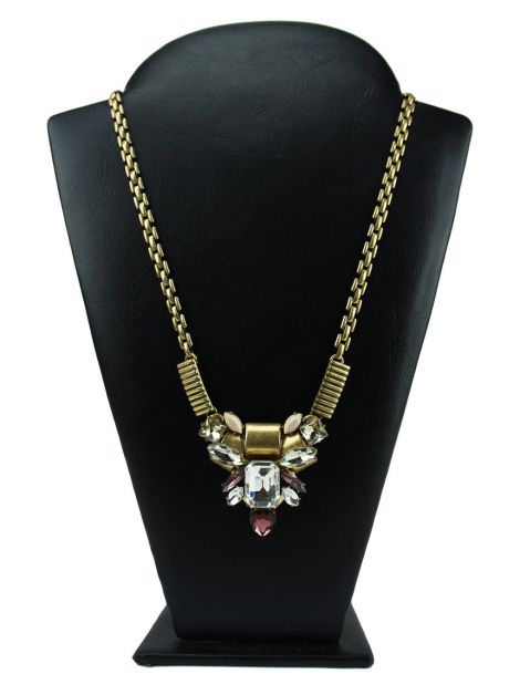 Colar J. Crew Corrente Dourado Original - AMX16 | Etiqueta Única