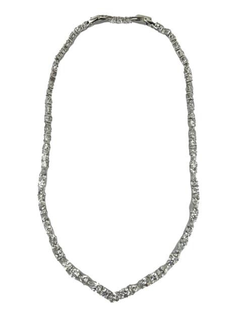 Colar Swarovski Tennis Deluxe Branco - KOS22 Original | Etiqueta Única