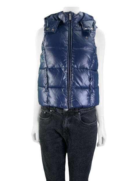 Colete United Colors Of Benetton Puffer Azul Original - CPB40 ...