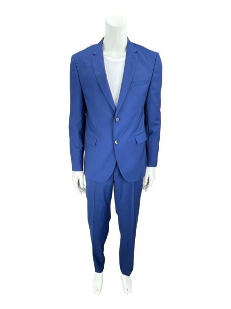 Conjunto Hugo Boss Texturizado Azul Original - MBA13 | Etiqueta Única