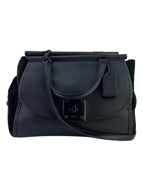 Bolsa Coach Drifter Carryall Couro Preta - LFC9 Original | Etiqueta Única