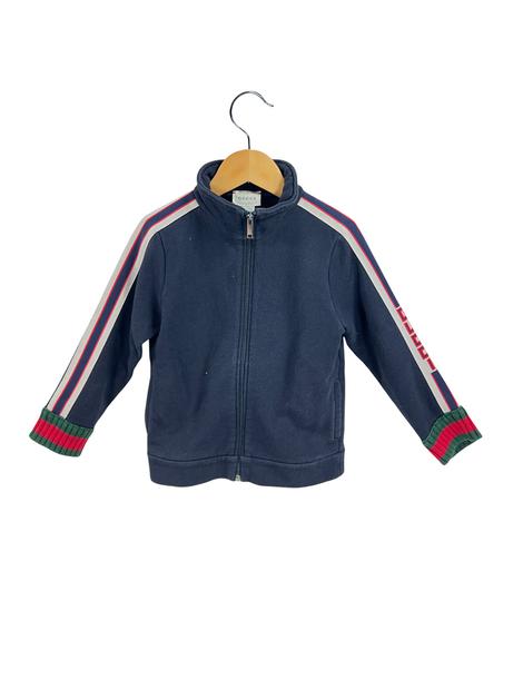 Jaqueta Gucci Tecido Azul Marinho - CRFO76 Original | Etiqueta Única