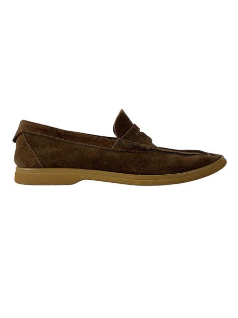 Loafer Brunello Cucinelli Camurça Marrom - LDL131 Original | Etiqueta Única
