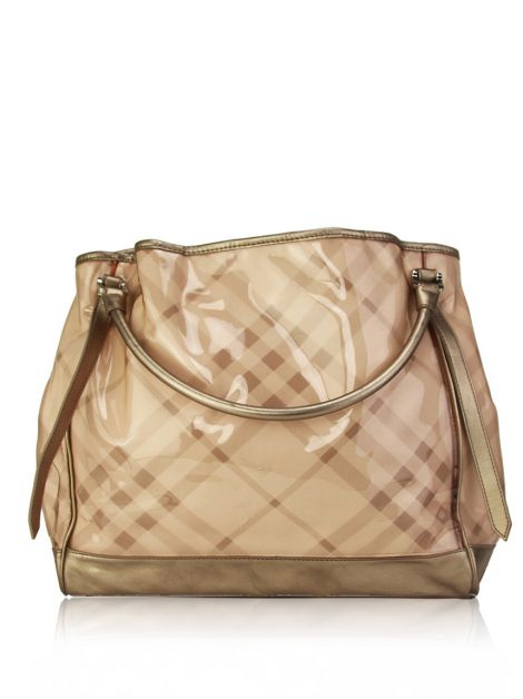 Bolsa Burberry Checkers Rosa Original - AK324 | Etiqueta Única