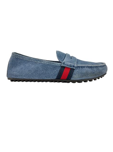 Mocassim Gucci Kanye Azul - ZWC8 Original | Etiqueta Única
