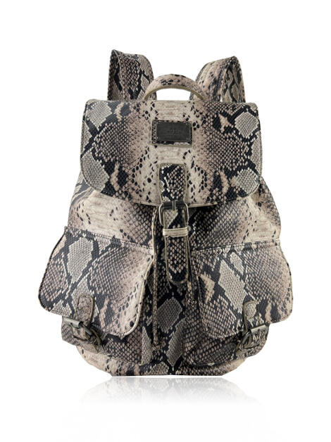 Mochila John John Embossed Python Original - GNG26 | Etiqueta Única