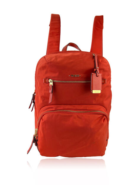 Mochila Tumi Cora Nylon Laranja Original - CBUS9 | Etiqueta Única