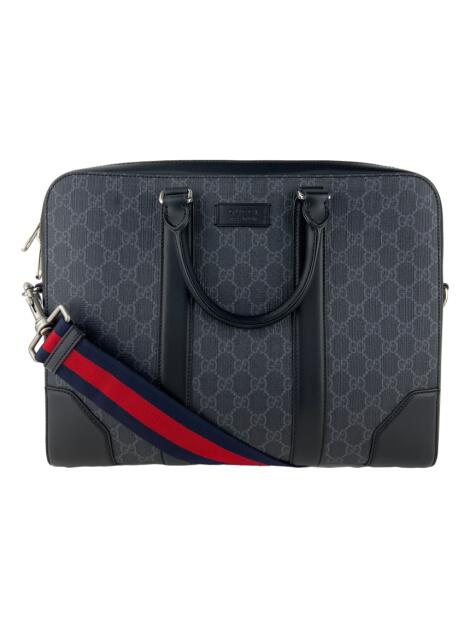 Pasta Gucci GG Supreme Monogram Preto - CJXK1 Original | Etiqueta Única