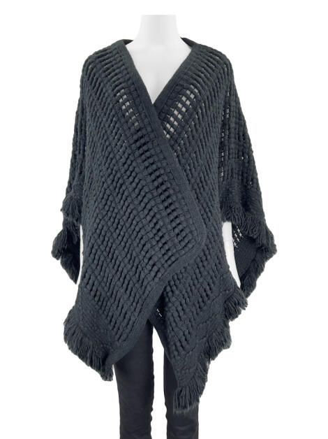 Pelerine Mixed Tricot Preto Original - BHRK620 | Etiqueta Única