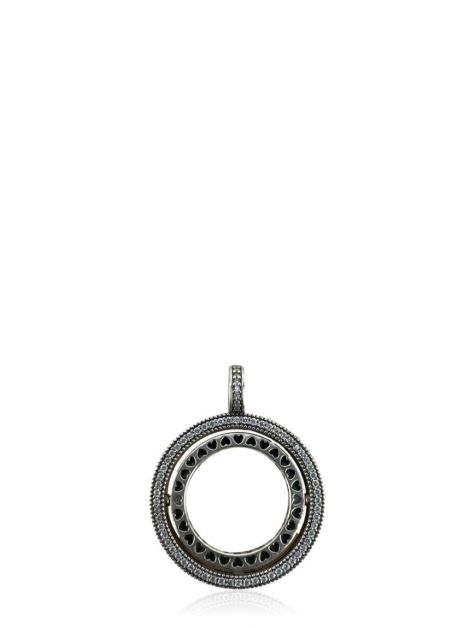 Pingente Pandora Signature Prata Original - UOX77 | Etiqueta Única