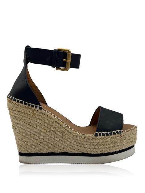 Plataforma See By Chloé Glynn Tiras Preta Original - CKUQ57 | Etiqueta ...