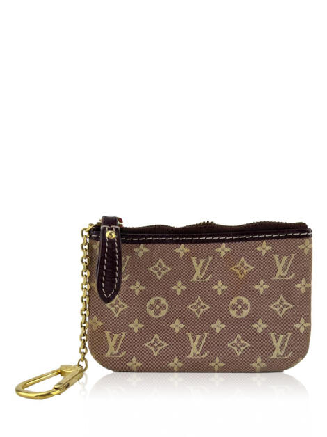 Porta Moedas Louis Vuitton Mini Lin Key Pouch Roxa Original - AEHA16 ...