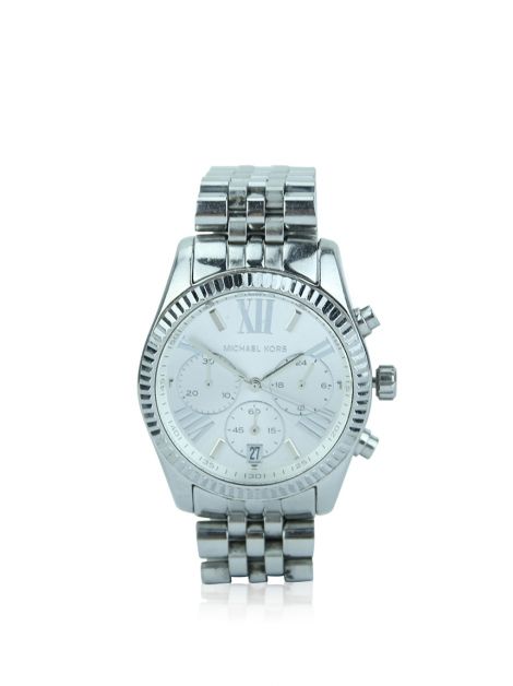 Relógio Michael Kors Lexington Prateado MK5555 Original - ABV14 ...