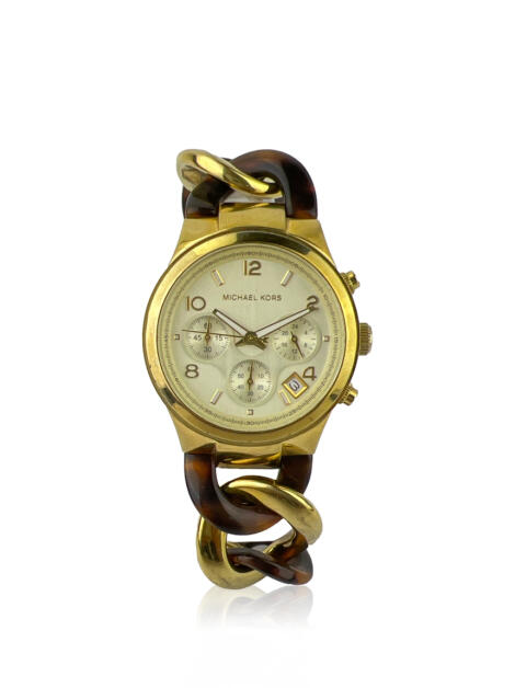 Relógio Michael Kors MK4222 Quartzo Acetato Tartaruga Original - CHVI3 ...