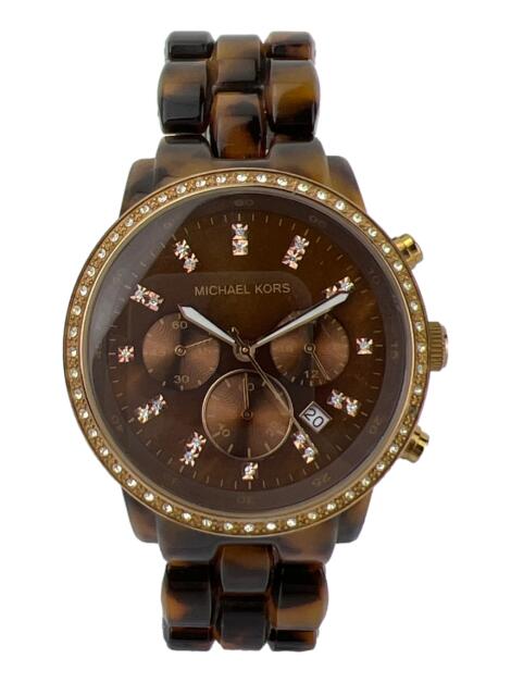 Relógio Michael Kors MK5366 Showstopper Quartzo Marrom - CHRE2 Original | Etiqueta Única