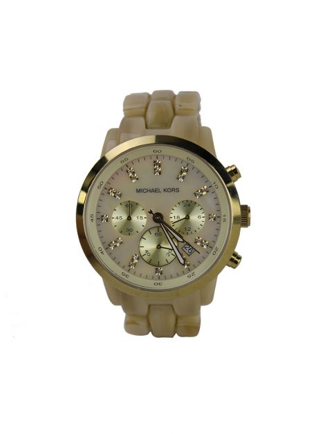 Relógio Michael Kors Bege MK5217 Original - JDG23 | Etiqueta Única