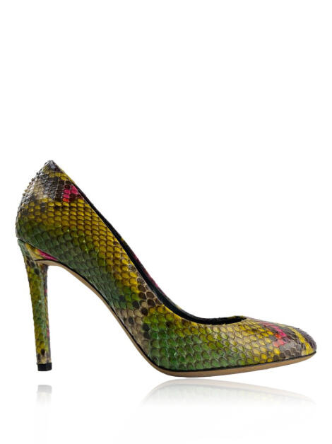 Scarpin Christian Dior Python Colorido Original - EJL130 | Etiqueta Única