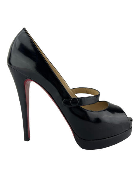 Scarpin Christian Louboutin Zeppa Preto - CGFY1 Original | Etiqueta Única