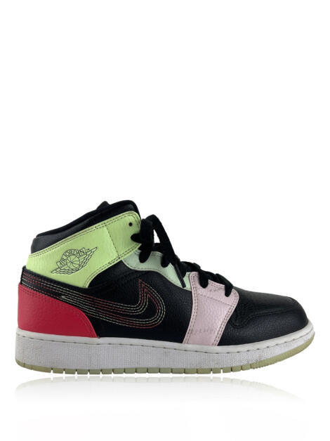 Sneaker Nike Air Jordan 1 Mid 'Glow In The Dark' Colorido Original ...