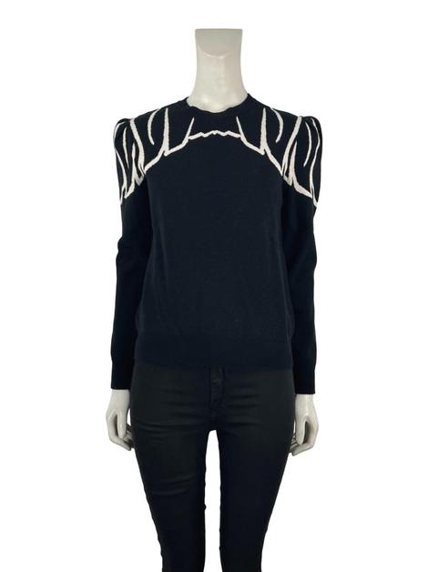Suéter Red Valentino Tricot Preto - ADV576 Original | Etiqueta Única