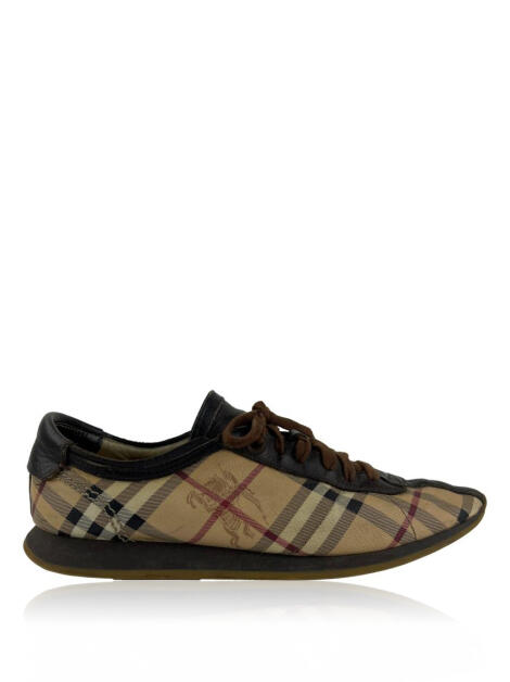 Tênis Burberry Canvas Bege Original - BZPZ2 | Etiqueta Única