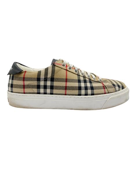 Tênis Burberry Canvas Xadrez - ADMM13 Original | Etiqueta Única
