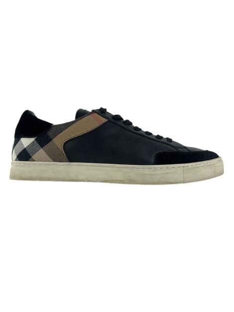 Tênis Burberry Couro Preto - ABCJ74 Original | Etiqueta Única
