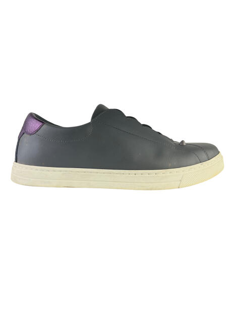 Tênis Fendi Rockoclick Asphalt Couro Cinza - ZZ1243 Original | Etiqueta ...