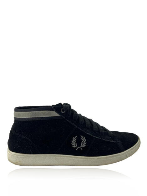 Tênis Fred Perry Suede Preto Original - ISE20 | Etiqueta Única