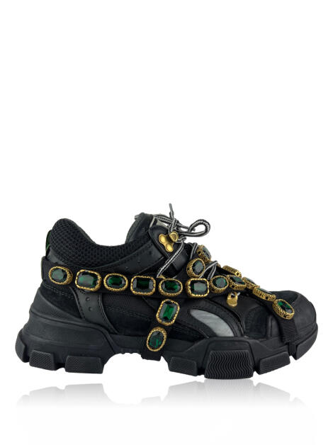 Tênis Gucci x Sega Mesh Flashtrek Removable Crystals Original - CHFC28 ...
