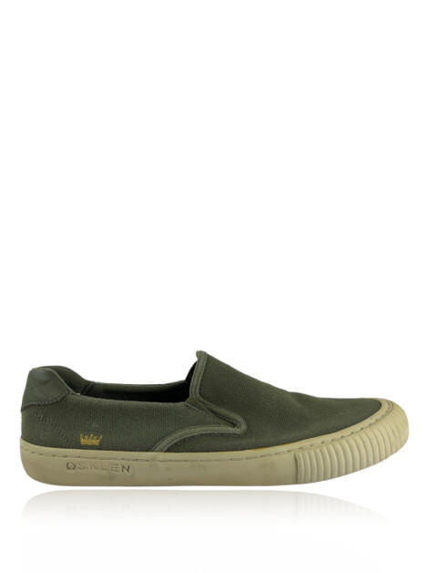 Tênis Osklen Slip On Verde Original - CFDN11 | Etiqueta Única